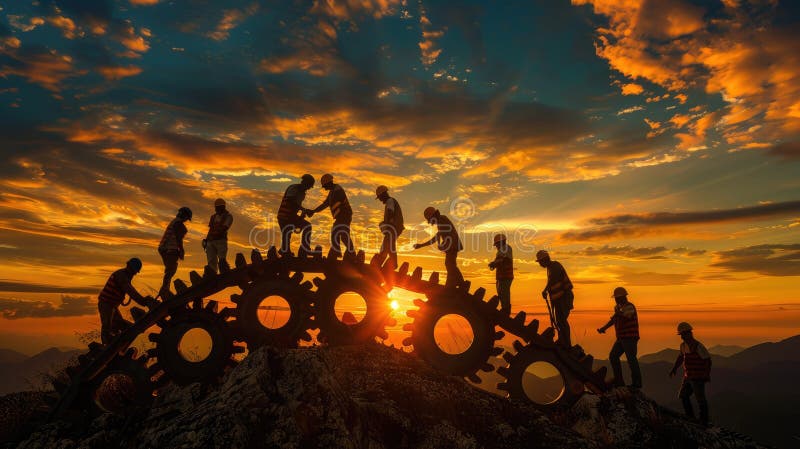 Power of Teamwork, Collaborative Synergy Driving Success, Fostering ...