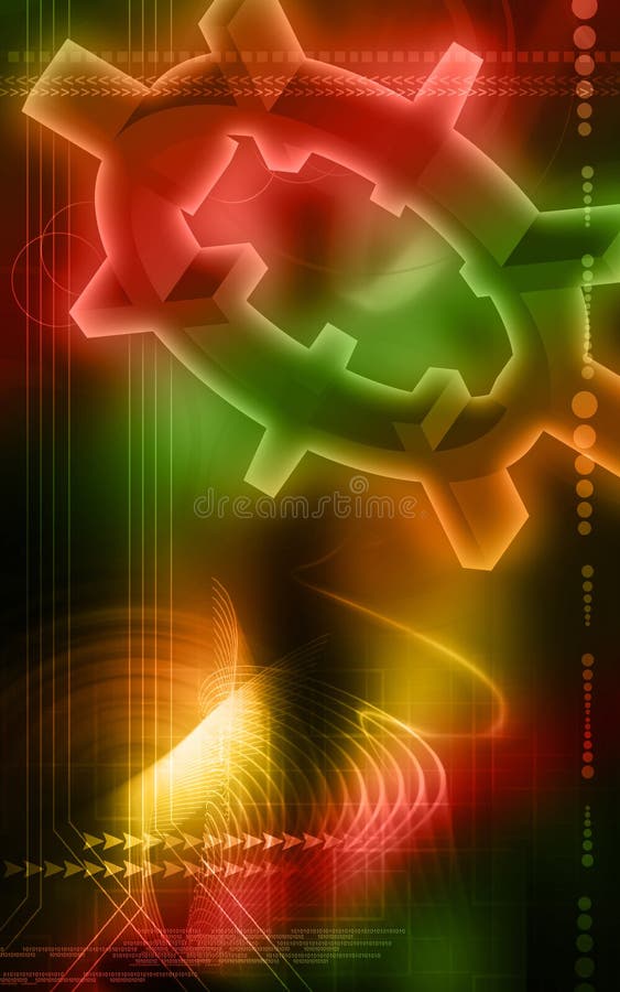 Power Technology stock illustration. Illustration of design - 7592451