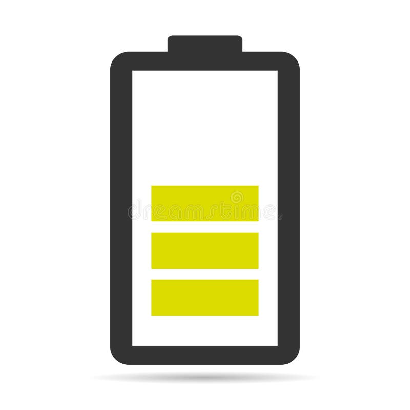 Power Technology Shadow Icon, Battery Web Shape Design, Energy Level ...