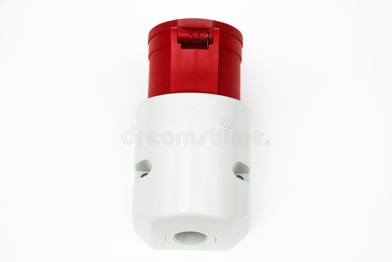The Power Three-phase Socket Stock Photo - Image of power, product ...