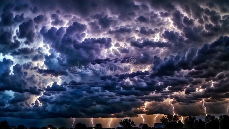 The Power of Thunderclouds stock video. Video of climate - 301695535