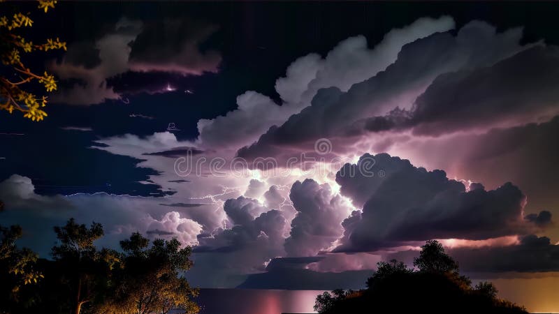 The Power of Thunderclouds stock video. Video of clouds - 301698781