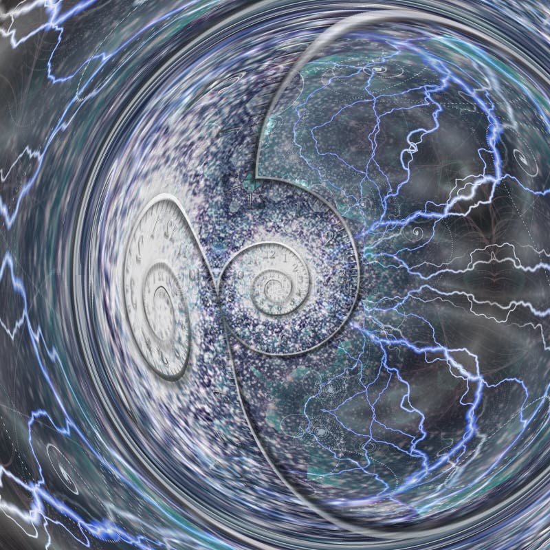 Power of time stock illustration. Illustration of cycle - 43599208