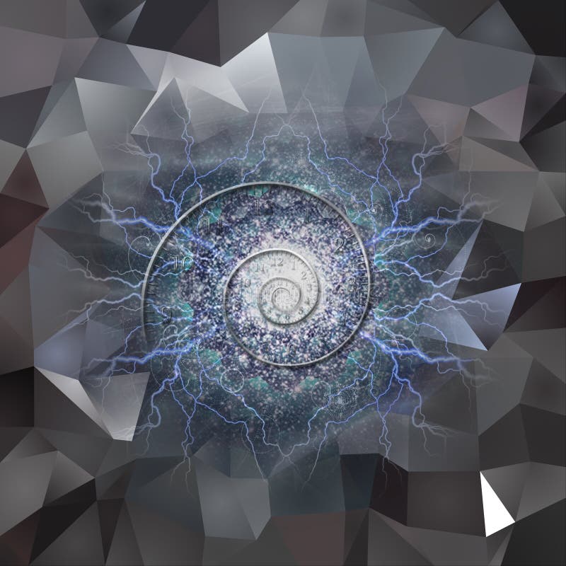 Power of time stock illustration. Illustration of cycle - 43599208