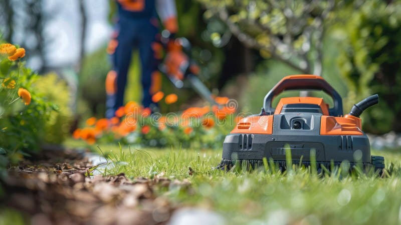 Power Tools in Gardening stock illustration. Illustration of ...