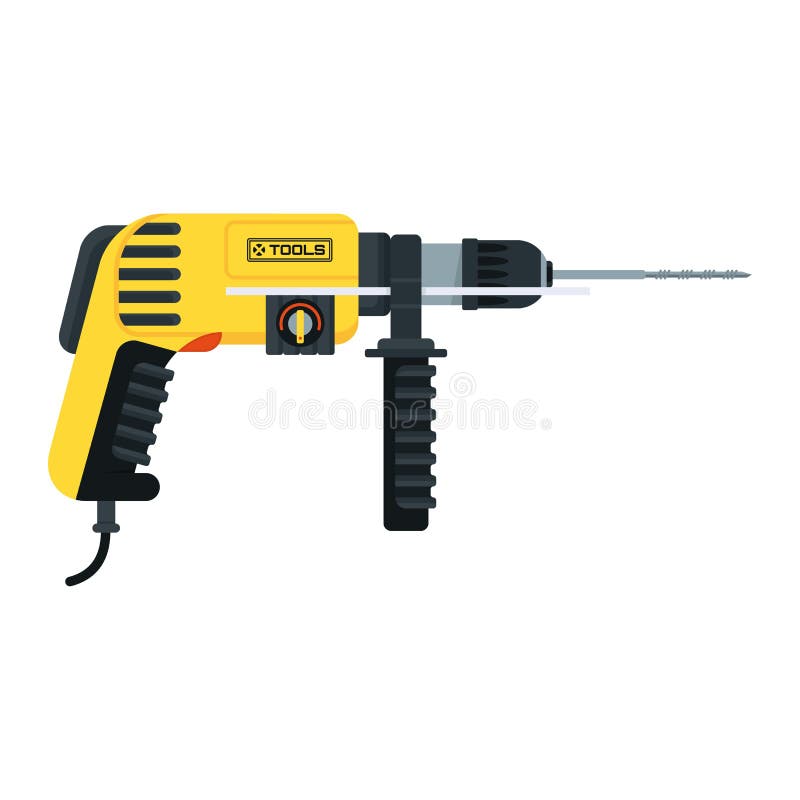 Cartoon Power Drill Tool Stock Illustrations – 770 Cartoon Power Drill ...
