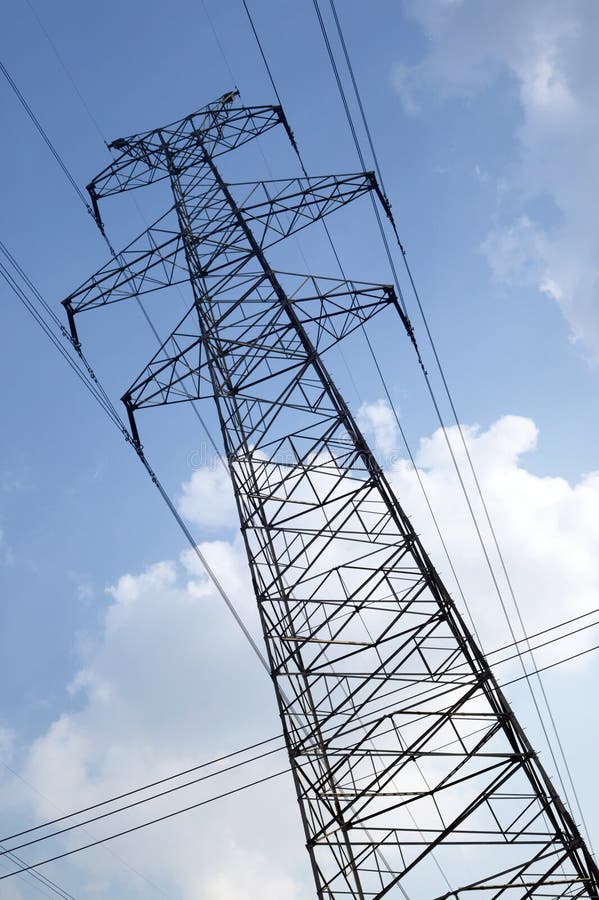 Power tower stock photo. Image of lines, insulators, electricity - 21836404