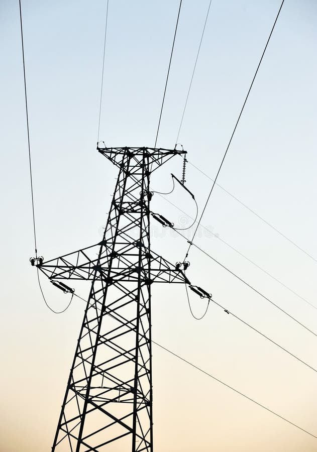 Power tower stock photo. Image of industrial, cable, cabling - 23020748