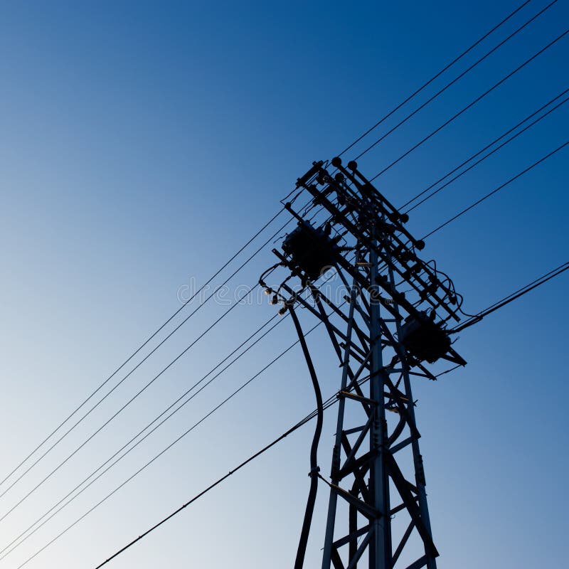 Power tower stock photo. Image of environment, copy, current - 23020920