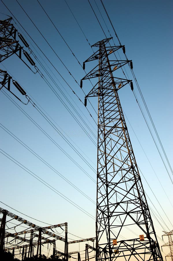 Power tower stock image. Image of balance, detail, pollution - 23020831