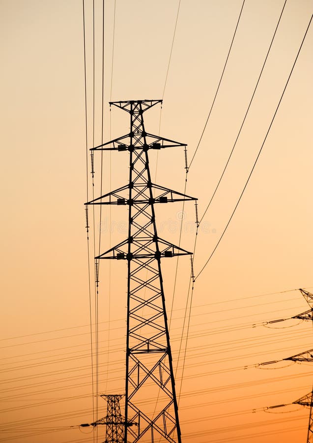 Power tower stock image. Image of electricity, station - 23021025