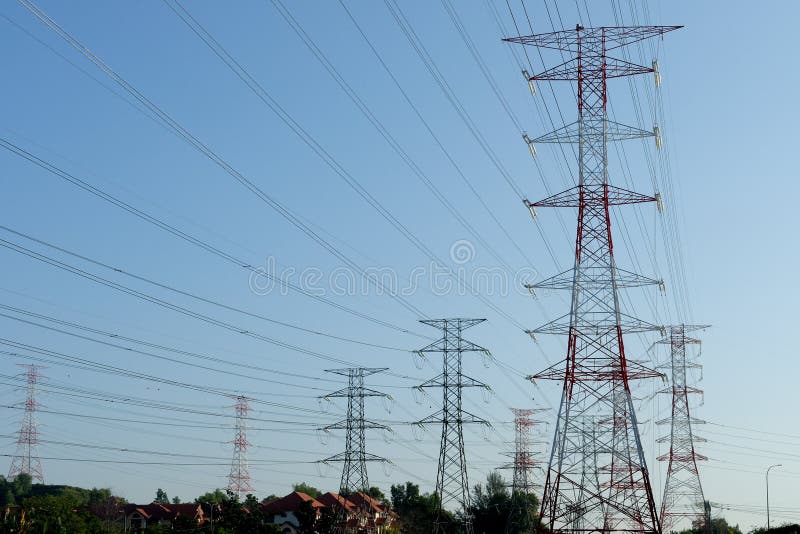 Power Tower stock photo. Image of infrastructure, industrial - 7812662