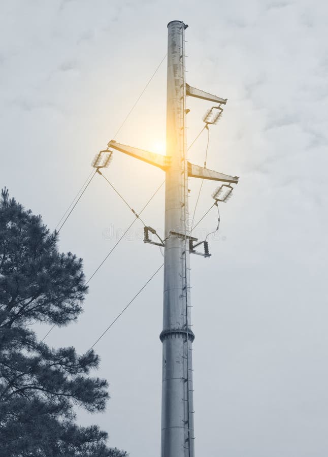 Power tower stock photo. Image of engineering, powerful - 40750862
