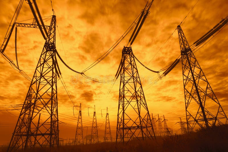 Power Tower stock image. Image of metal, pole, power - 30330483