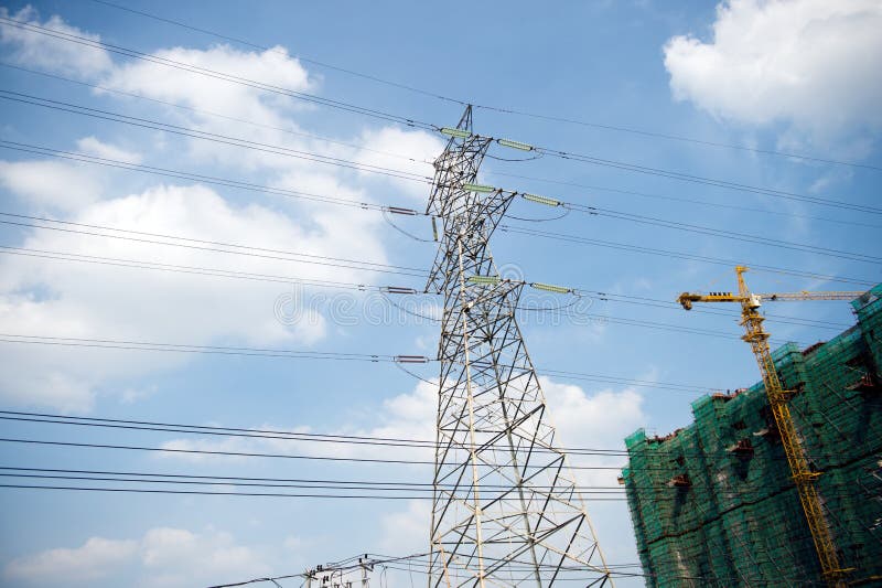 Power tower stock image. Image of powerful, cloud, alternative - 33277327