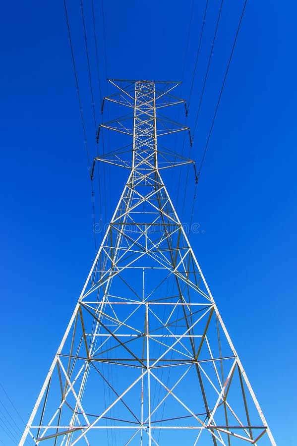 Power Tower LA CA Vertical stock photo. Image of perspective - 51349556
