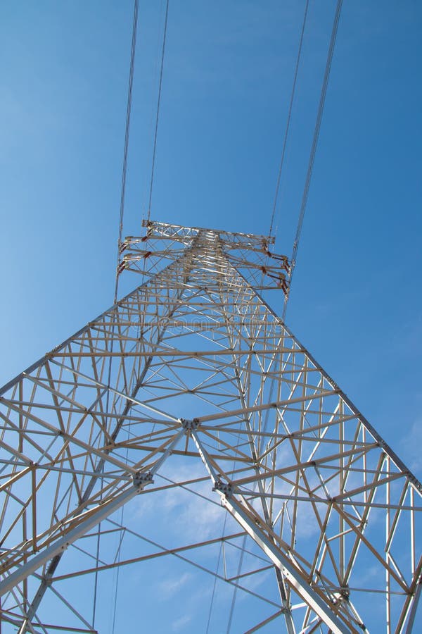 Power tower stock photo. Image of metal, electric, mountains - 59711602