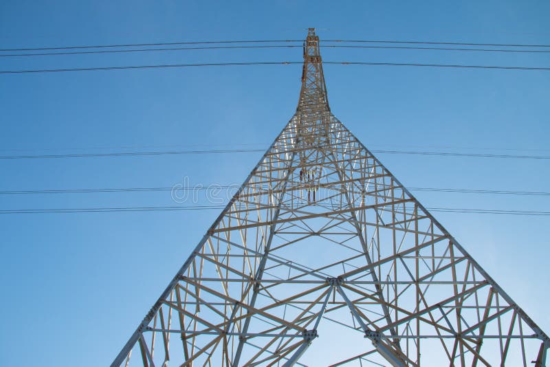 Power tower stock image. Image of infrastructure, blue - 72231515