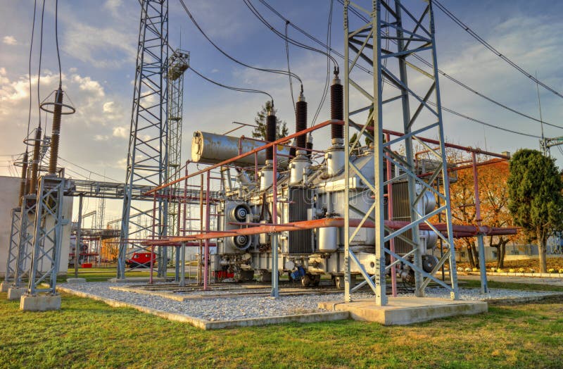 Switchyard 3 stock photo. Image of electrical, engineering - 3372622