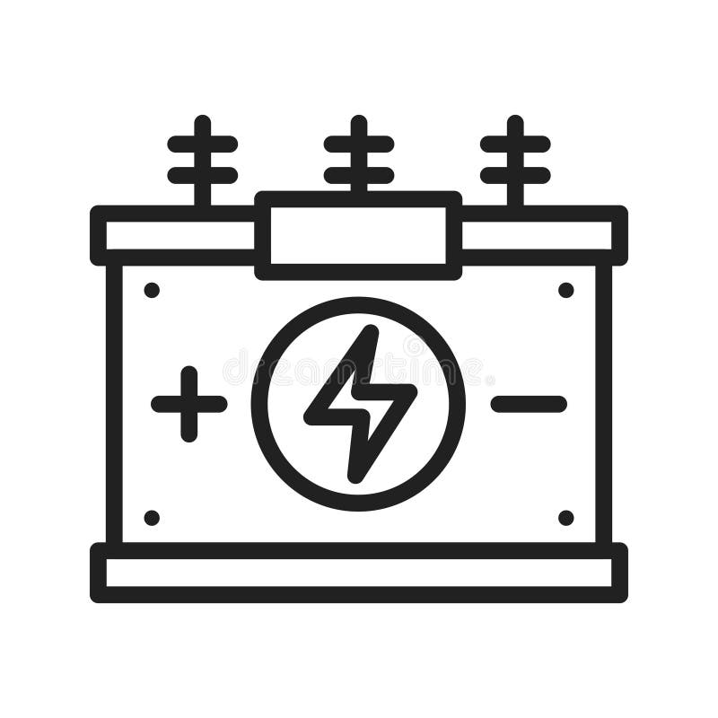 Power Transformer Icon Vector Image. Stock Vector - Illustration of ...