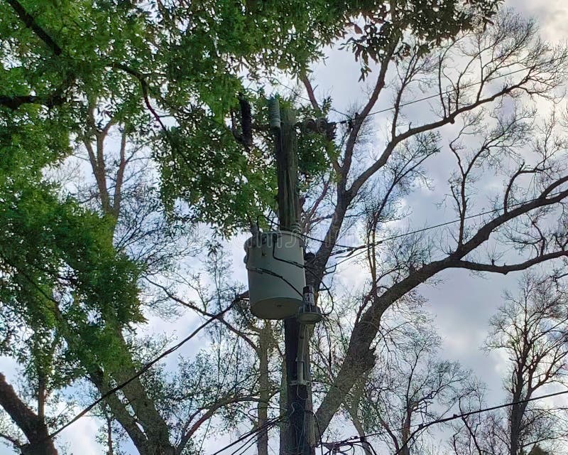 Power Transformer and Lines Stock Photo - Image of industry, industrial ...