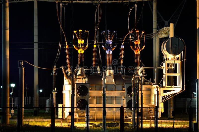 Power transformers device stock image. Image of output - 35723345