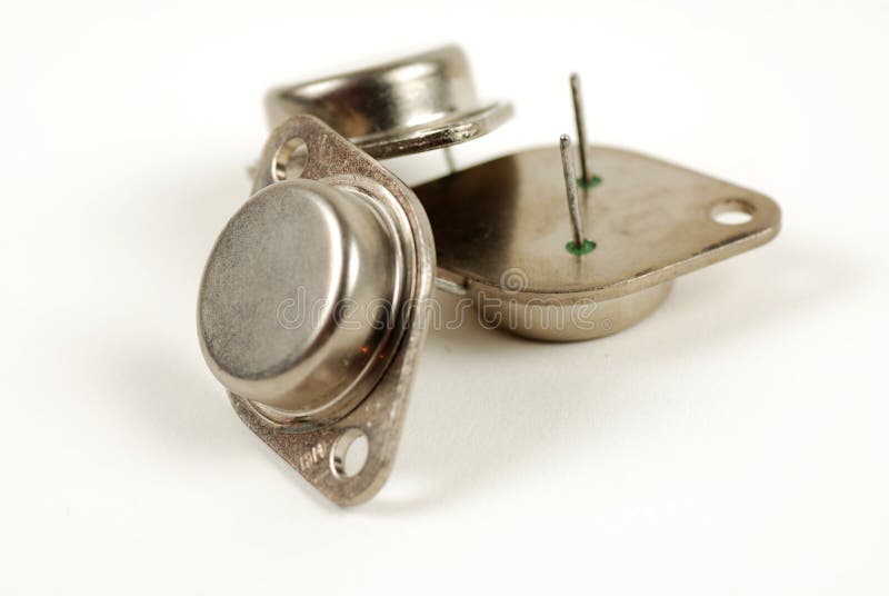 Power Transistors Used in Microelectronic Circuits Stock Photo - Image ...