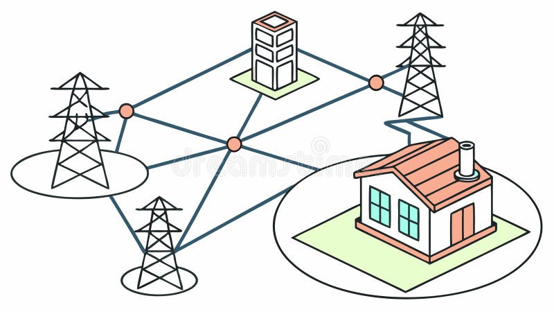 Electrical Grid System Stock Illustrations – 6,500 Electrical Grid ...