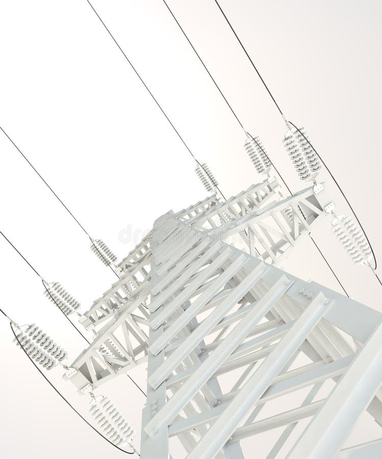 Power Transmission Line stock image. Image of insulation - 28300541