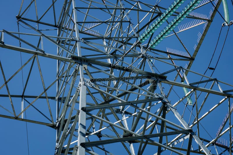 Power Transmission Line stock image. Image of electrical - 268490221