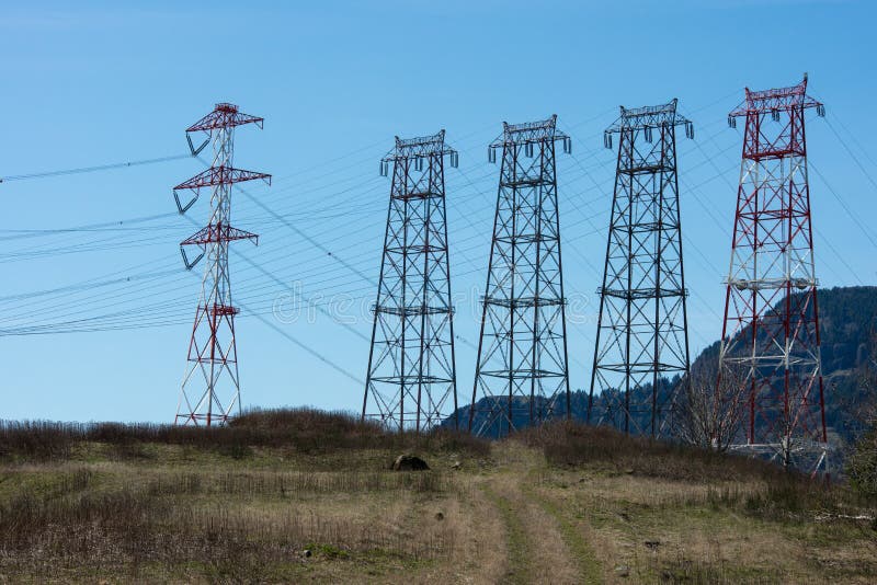 Power Transmission Lines stock image. Image of lines - 44167443