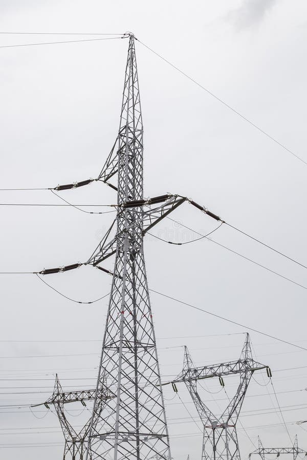 Power transmission lines stock photo. Image of electric - 57485094