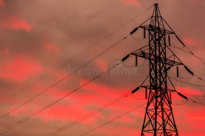 113 Electric Transmission Glowing Lines Stock Photos - Free & Royalty ...