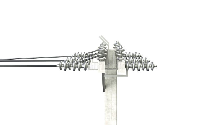 Power Transmission Tower High Voltage Pylon. Wireframe Low Poly Mesh 3d ...