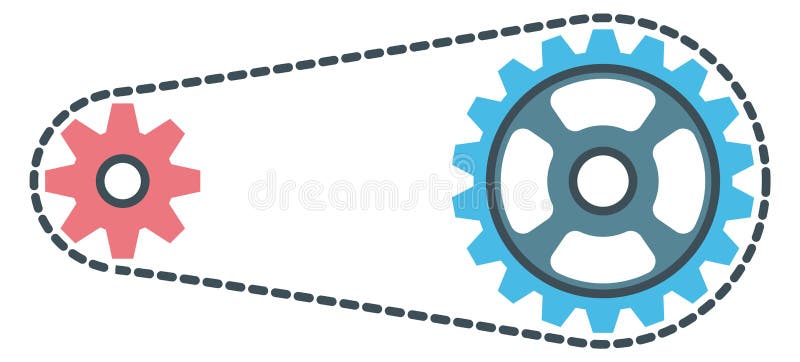 Power Transmit Belt Icon. Machine Color Element Stock Vector ...