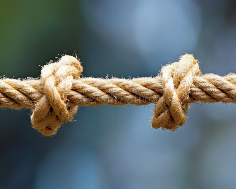 The Power of Trust and Teamwork Two Knots Connected by a Shared Rope ...