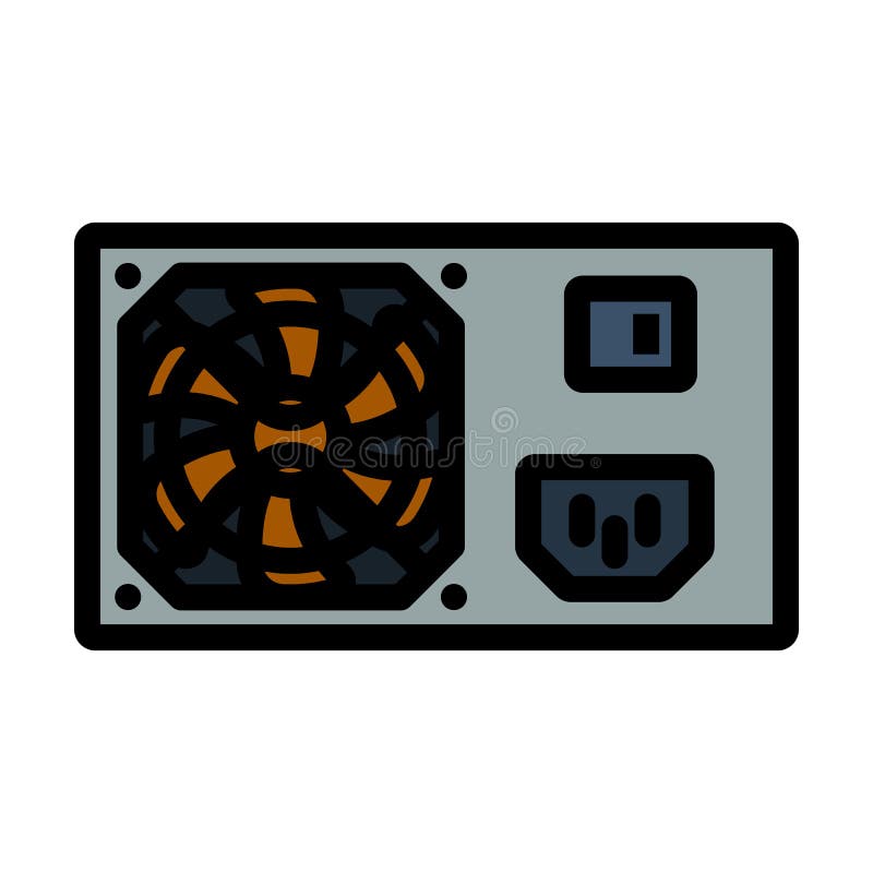 Power Unit Icon stock vector. Illustration of concept - 215219064