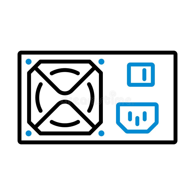 Power Unit Icon stock vector. Illustration of component - 247870236