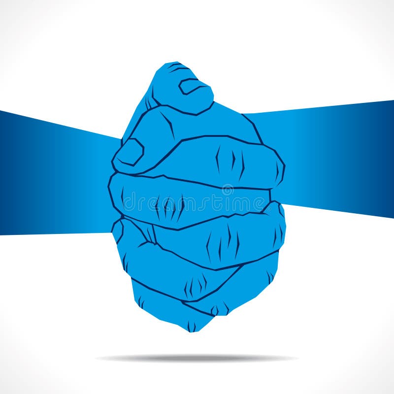 Hand unity concept stock vector. Illustration of billboard - 33126987