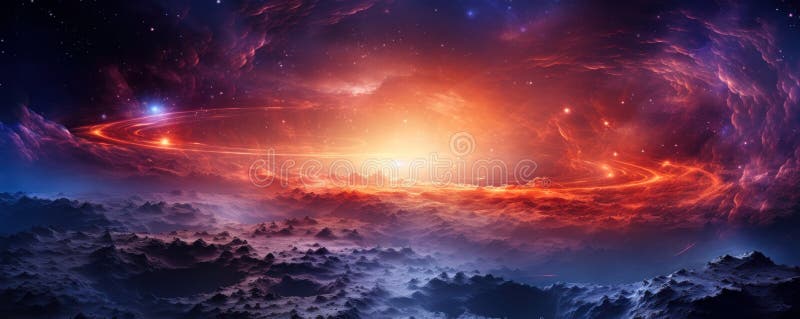 Power of the Universe Captivating Cosmic Voyage through Swirling ...