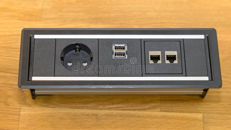 Power Usb Network Connections Stock Photo - Image of outlets, network ...