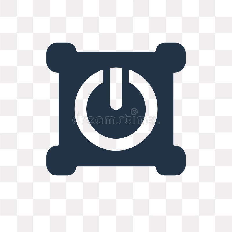 Power Vector Icon Isolated on Transparent Background, Power Tra Stock ...