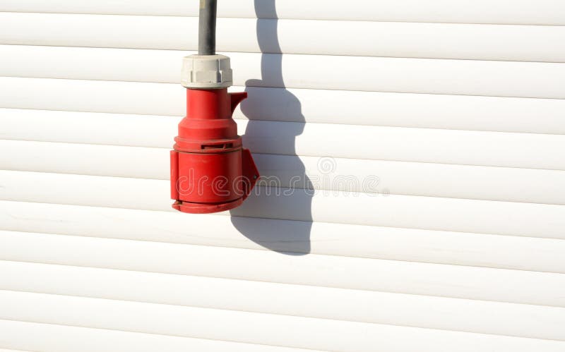 Power 400 volts stock image. Image of electricity, four - 38445101