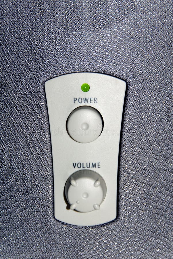 Power and volume control stock image. Image of knob, electronic - 7172771