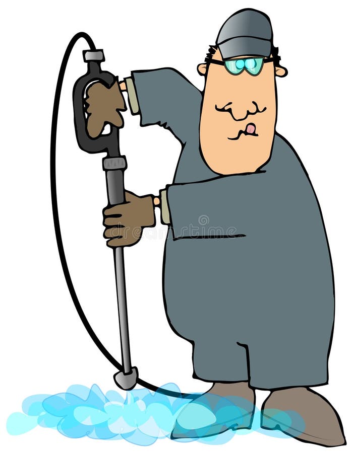 Power Washer stock illustration. Illustration of cartoon - 65172