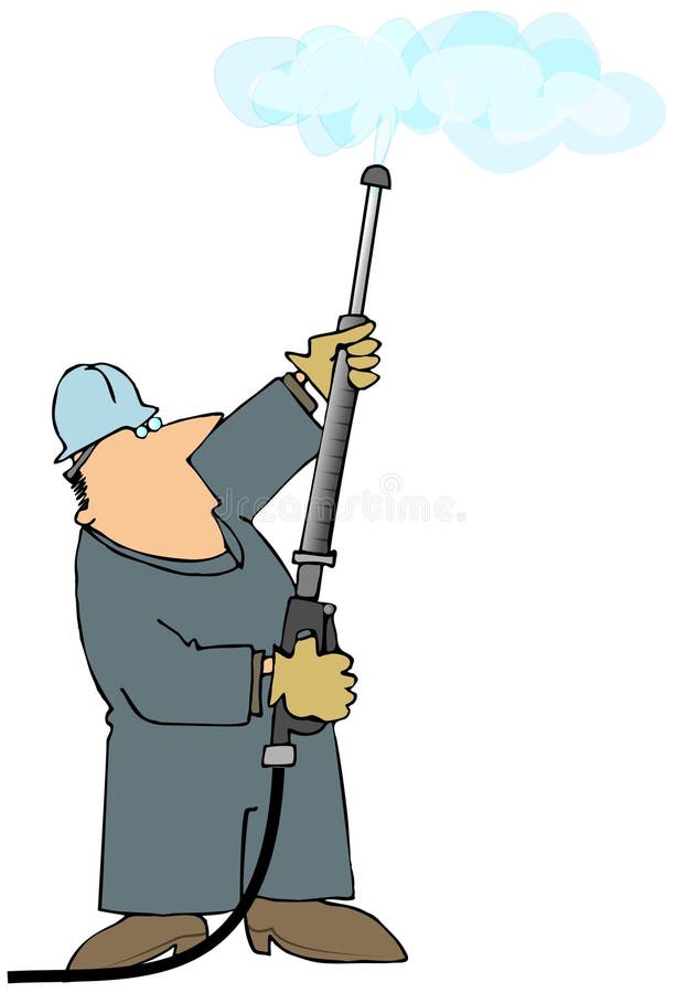 Power Washer stock illustration. Illustration of cartoon - 65172