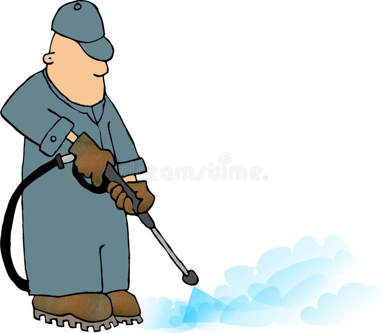 Power Washer stock illustration. Illustration of cartoon - 65172