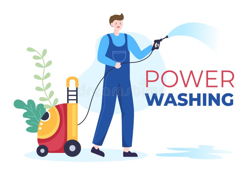 Power Washing Machine Cleaner with Various Cleaning Tools and Outside ...