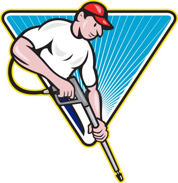 Pressure Washing Cartoon Stock Illustrations – 262 Pressure Washing ...
