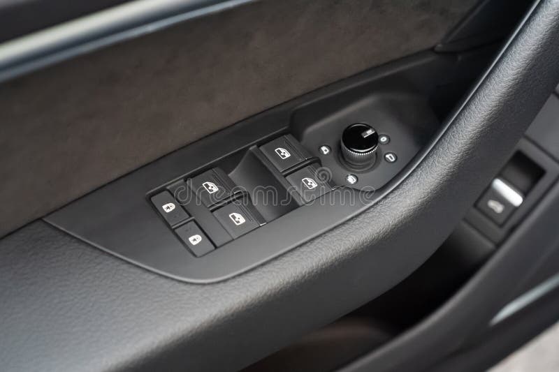 Power Window Control Buttons Stock Photo - Image of glass, console ...